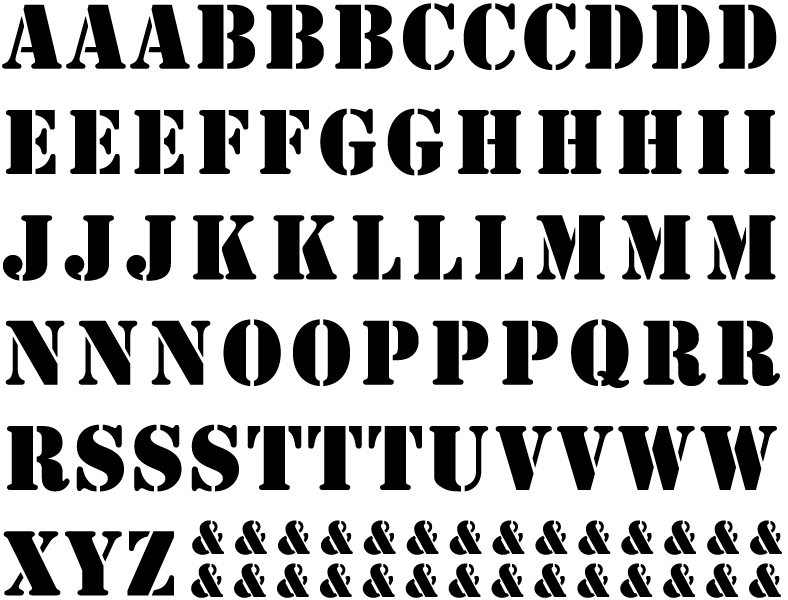 Script & Letters – Milestone Decal Art