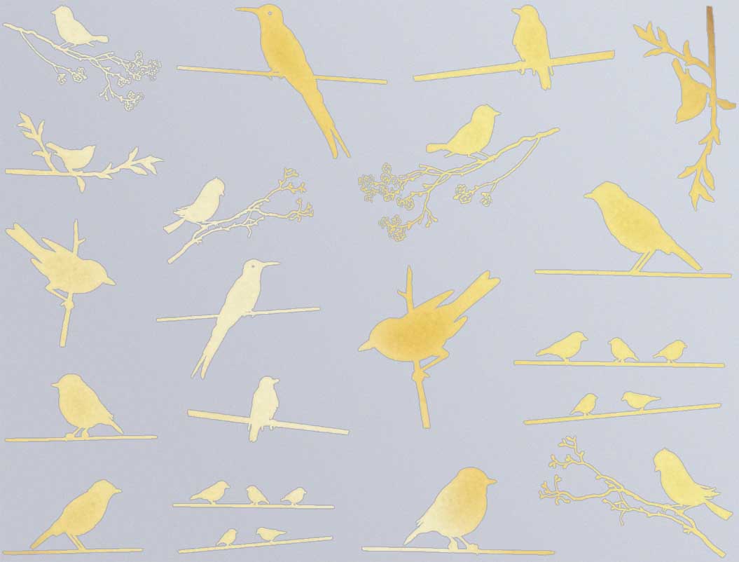 Birds on a Wire Decals - Ceramic Cone 017 - Fused Glass - Enamel ...