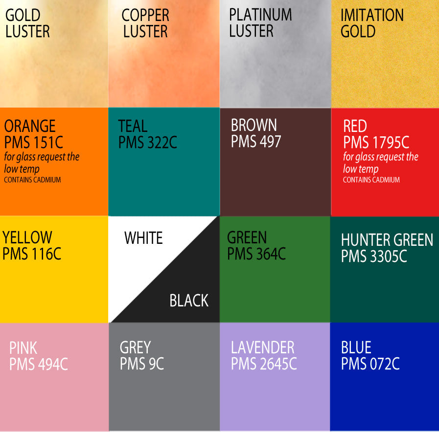 Full Size 11 x 17in (28 x 43cm) A3 Solid Sheet Decal - Ceramic Cone 01 ...